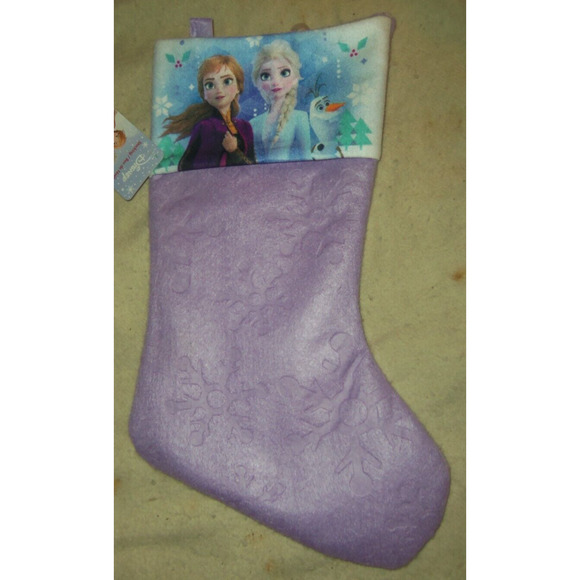 RUZ | Holiday | Christmas Stocking Frozen Olaf Elsa And Anna Looking ...